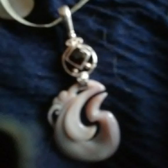 handcrafted | Jewelry | Carved Shell Pendant Earrings | Poshmark